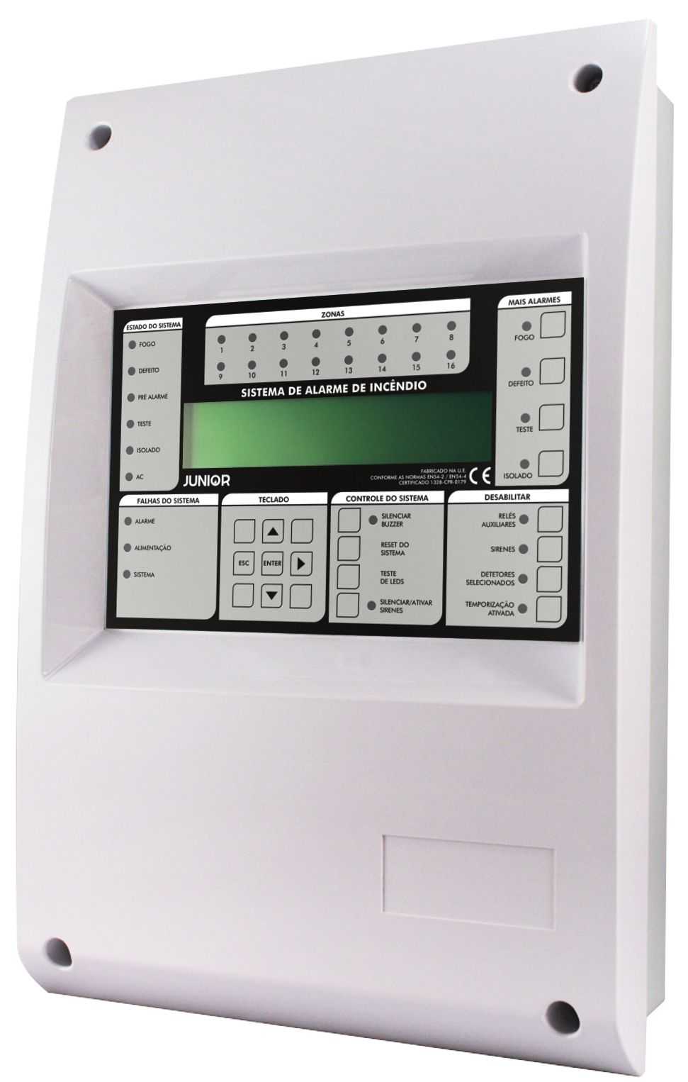 JUNO NET – Central de Alarme de Incêndio Endereçável – Global America