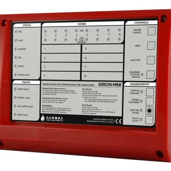 ORION MINI 2 - CENTRAL INCÊNDIO CONVENCIONAL ORION MINI 2 ZONAS ...